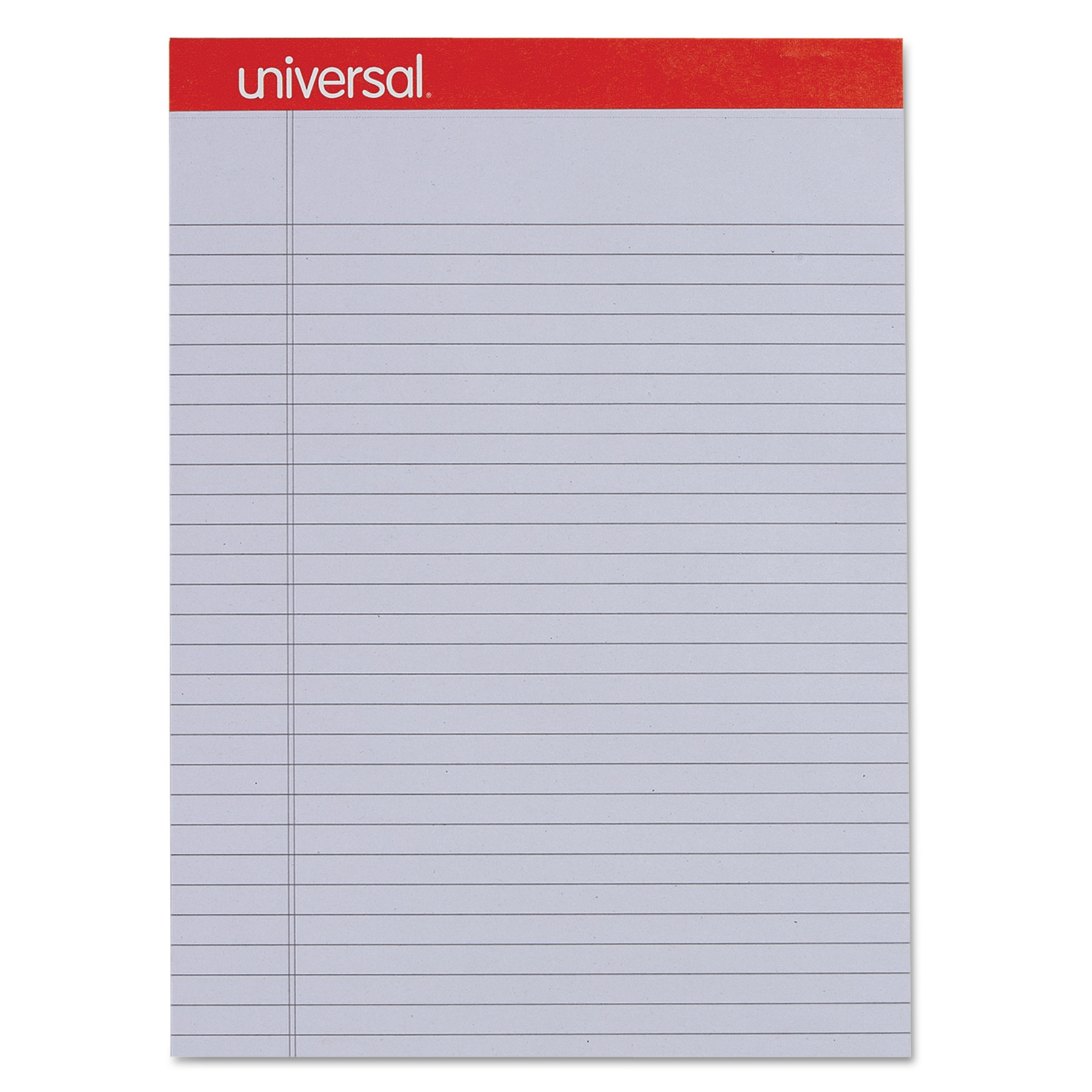 Universal Colored Perforated Note Pads, 8 1/2 x 11, Orchid, 50 Sheet ...