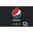 Pepsi Zero Sugar Cans, 12pk, Refreshing Pepsi Flavor, 355mL/12oz ...