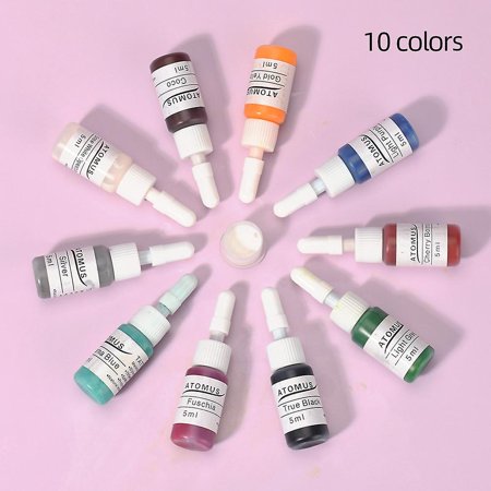 Tattoo Ink Set 5ml Tattoo Inks Pigment Kit For Body Skin Art Practice ...