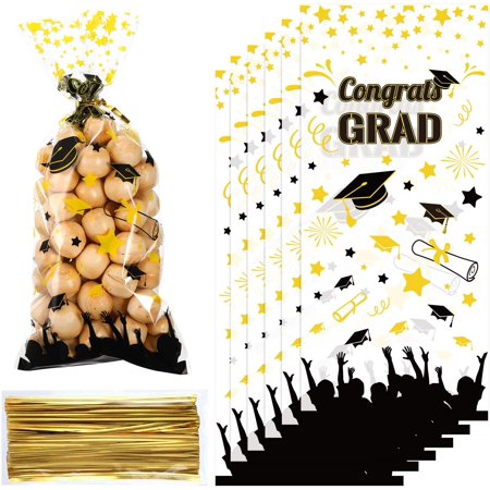 WEIS Graduation Grad Cello Bag Party Bag Candy Cellophane Bag ...