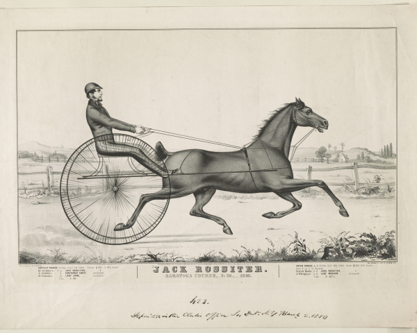 Print: Jack Rossiter: Saratoga Course, 2:28. 1849 - Walmart.com