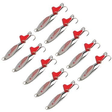Doctor Spoon Original Series 1-3/16 oz 4-1/2" Long - White/Red 5 of ...