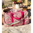 Sporti x Emma Weyant Garden Rose Weekender Bag, Zipper Closure, Inner ...