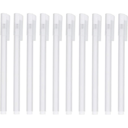 White Ink Pens, 10Pcs Highlight White Gel Pens DIY Highlighter Marker ...