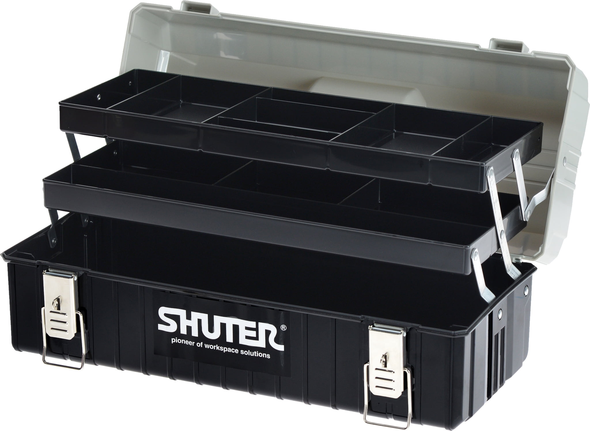 SHUTER 10PCS Professional Multi-Purpose Durable Tool Box Organizer Case ...