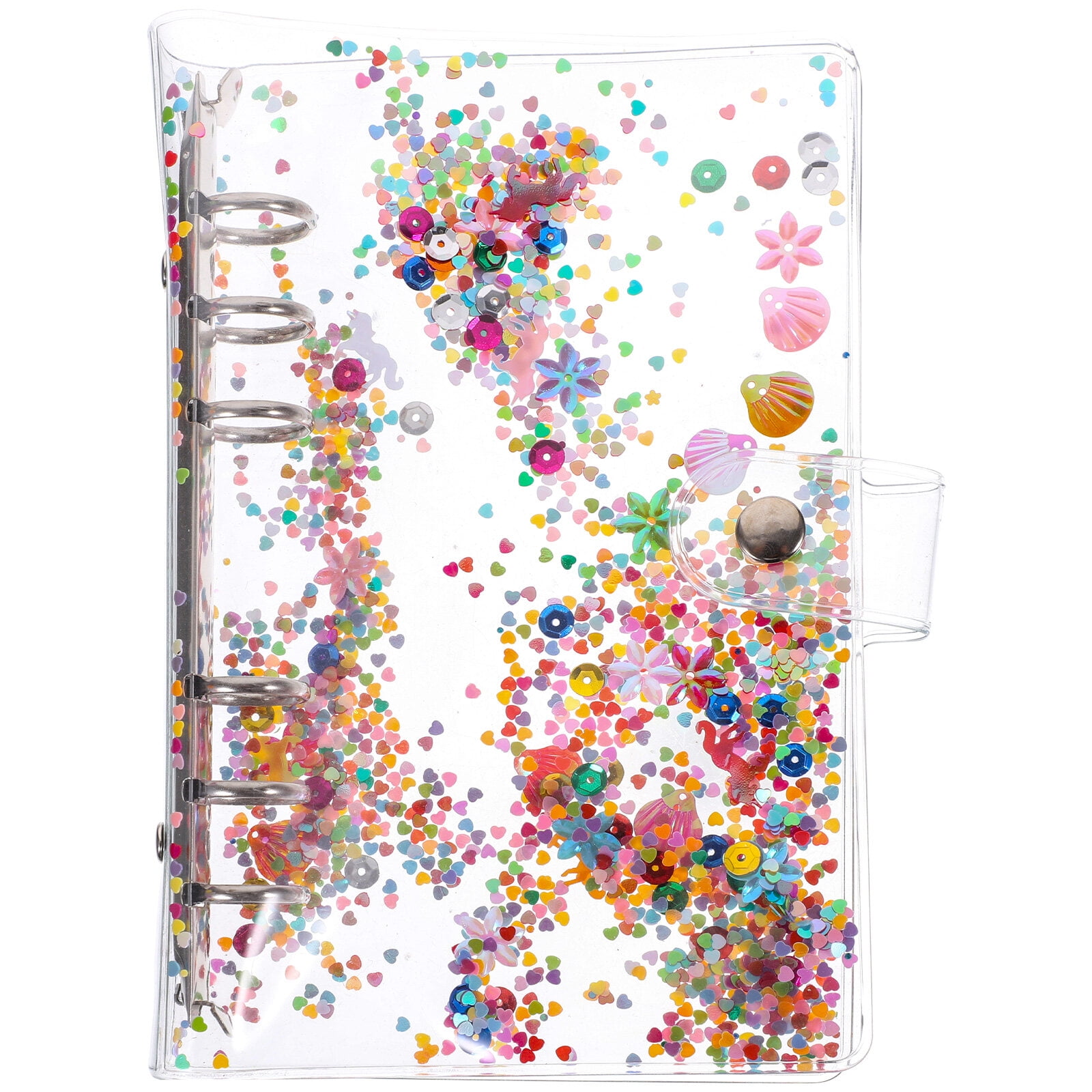 Glitter Binder Notebook Shell Scrapbook Shell Loose-leaf Notebook Shell ...