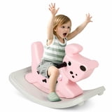 Gymax Baby Kids Animal Rider Rocking Horse Chair Infant Ride Toy Pink ...