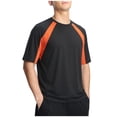 Ceisia Men's Solid Color Panel Athletic Running Outdoor Quick Dry ...