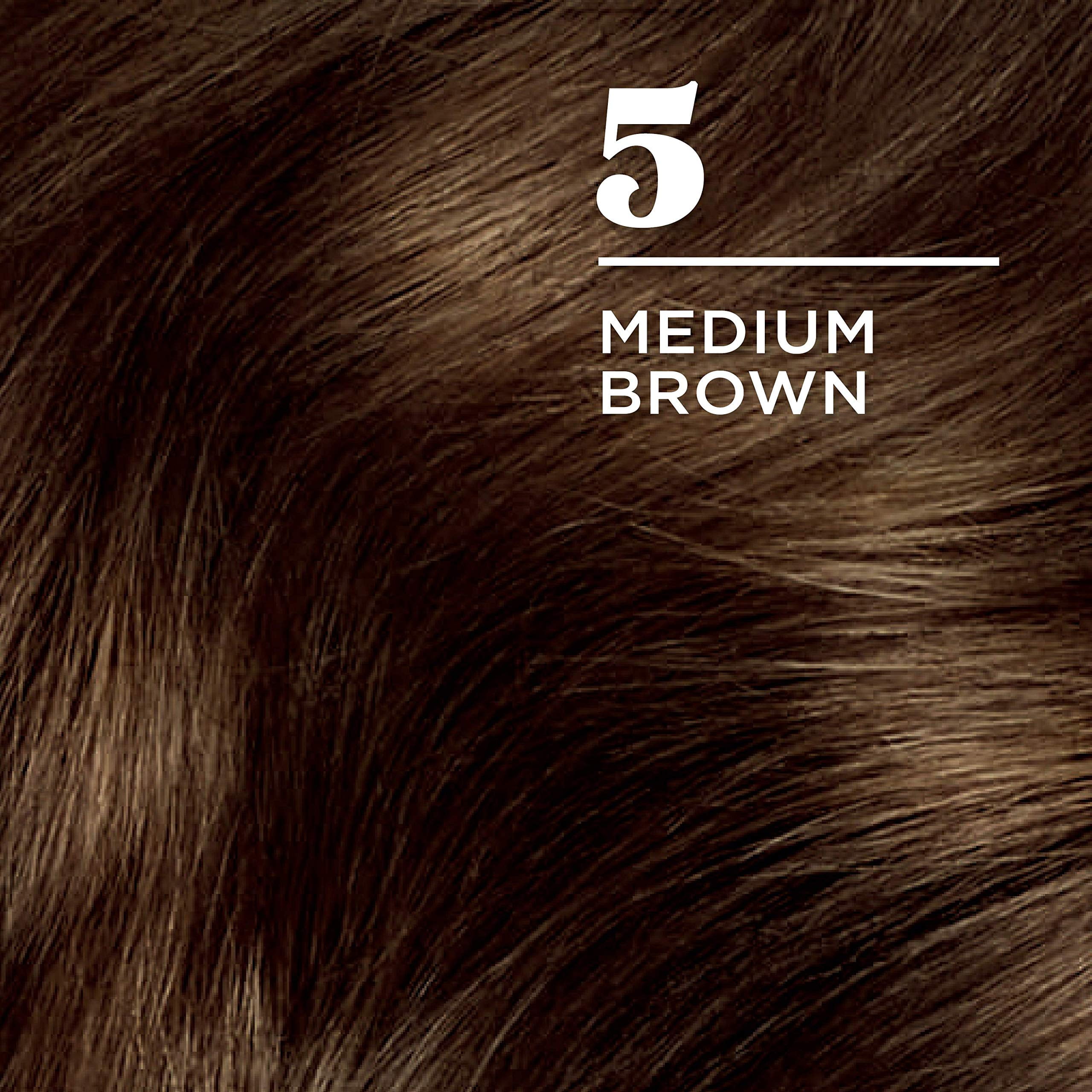 Clairol Nice'n Easy Permanent Hair Dye Color Cream, 5 Medium Brown Best ...