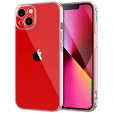 High Quality TPU Soft Clear Case for iPhone 13, Transparent with Smudge ...