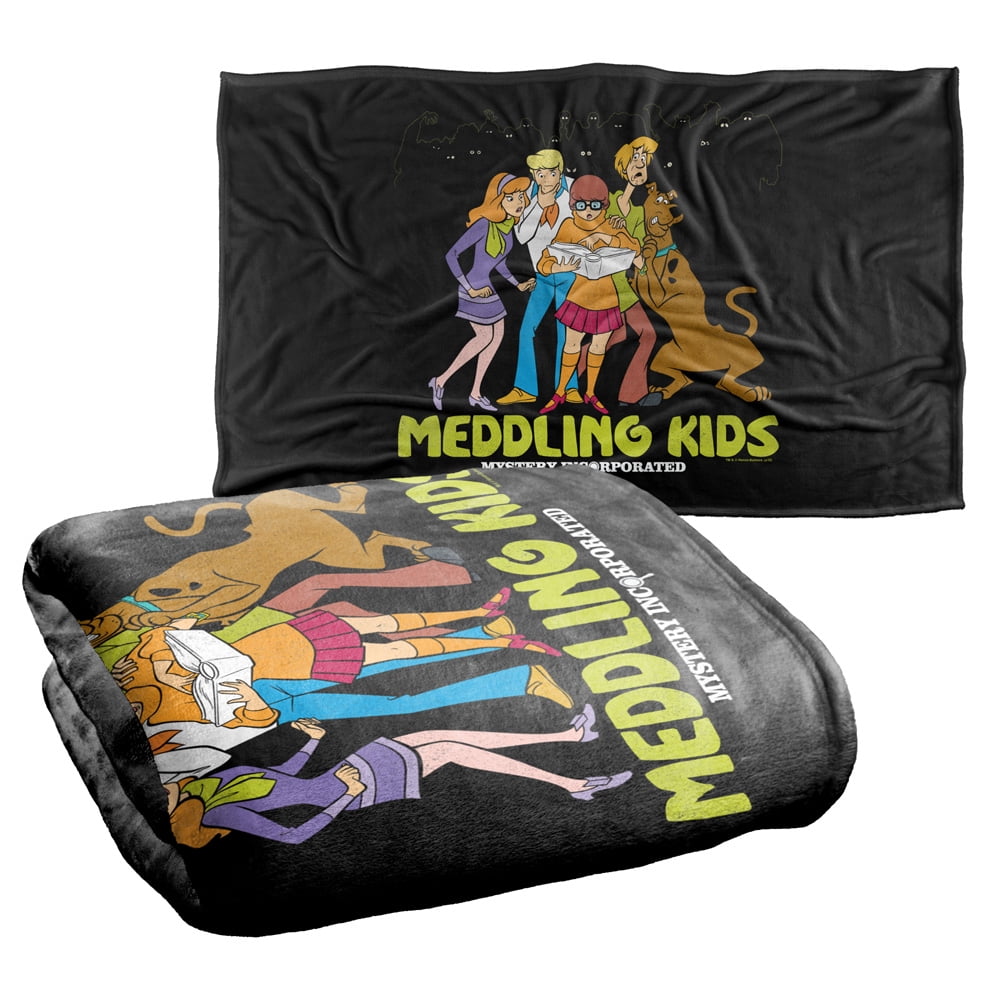 Scooby Doo Meddling Kids Silky Touch Super Soft Throw Blanket 36" x 58 ...