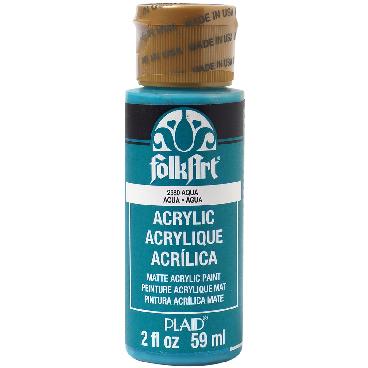 FolkArt Acrylic Paint 2oz-Aqua | Walmart Canada