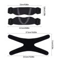 Breathable Double Strap Knee Stabilizer For Running Training Enhances ...