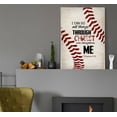 Affixzi Baseball Poster, Gift Ideas for Christian, Baseball Lover Gift ...