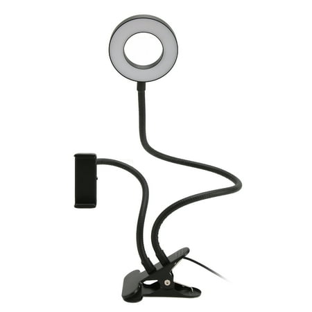 LED Camera Ring Light, 24 Lamp Chips Selfie Ring Light 10 Levels ...