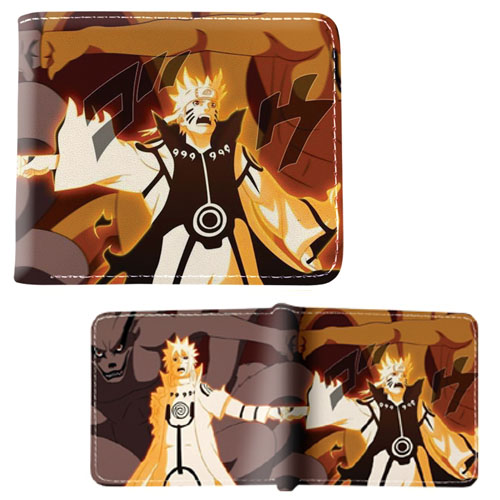 Naruto Nine Tails Chakra Mode - Naruto 4x5" Bi-Fold Wallet - Walmart.com