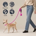 Colorful Nylon Dog Poop Bag Holder with Metal Grommet & Carabiner Clip ...