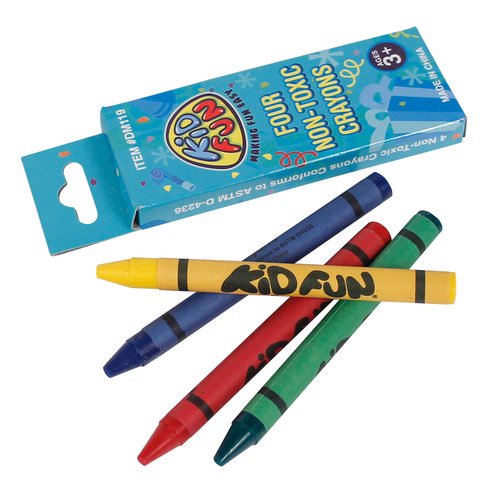 4 Pack Crayons