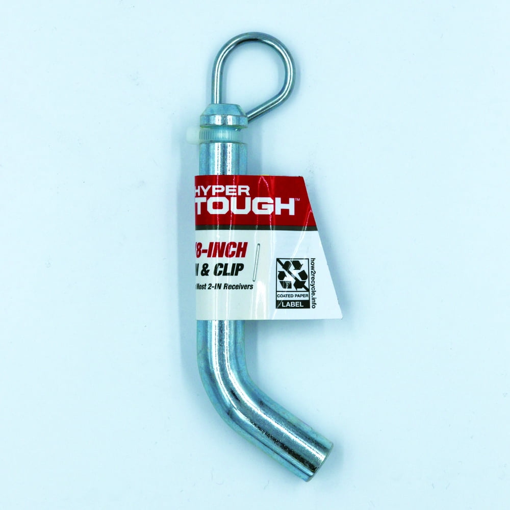 HyperTough 5/8 inch Hitch Pin and Clip with Grooved Head, Trailer ...