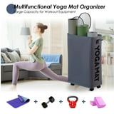 Caroeas Yoga Mat Storage Rack, 27’’ Large Yoga Mat Holder Accessories ...