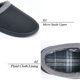 LORDFON Memory Foam Mens Slippers Slip-On House Slippers - Walmart.com