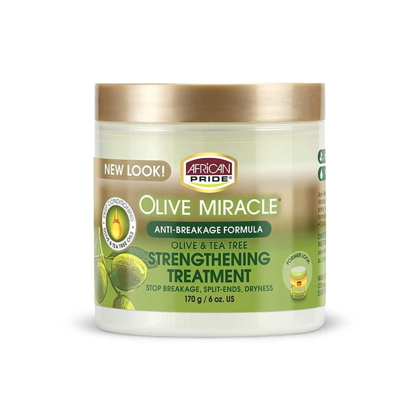 African Pride Olive Miracle Anti-Breakage Formula Hair Creme, 6 oz, 2 ...