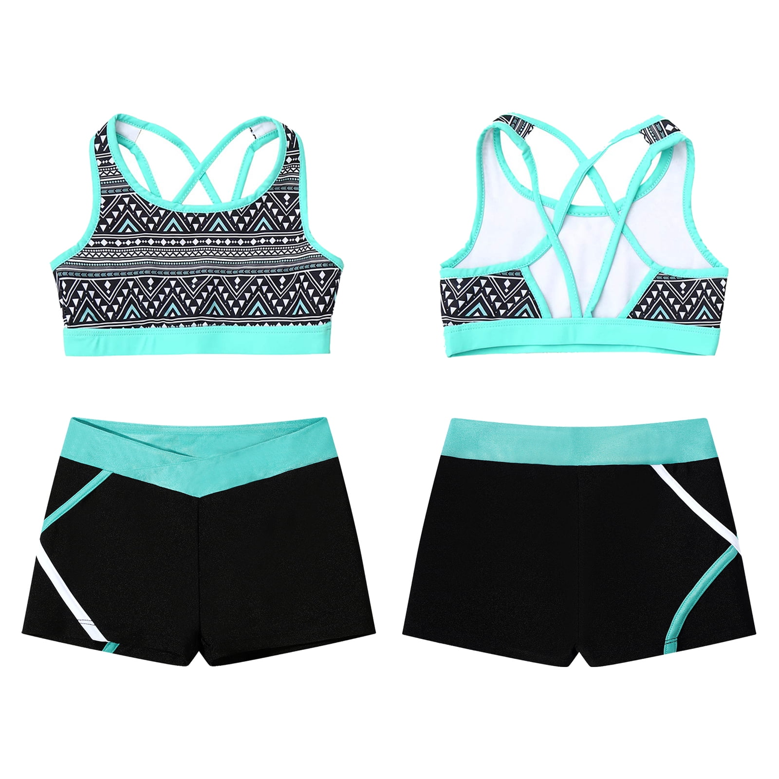 Click here for Miutii Kids Girls Two Piece Tankini Swimsuits Crop... prices