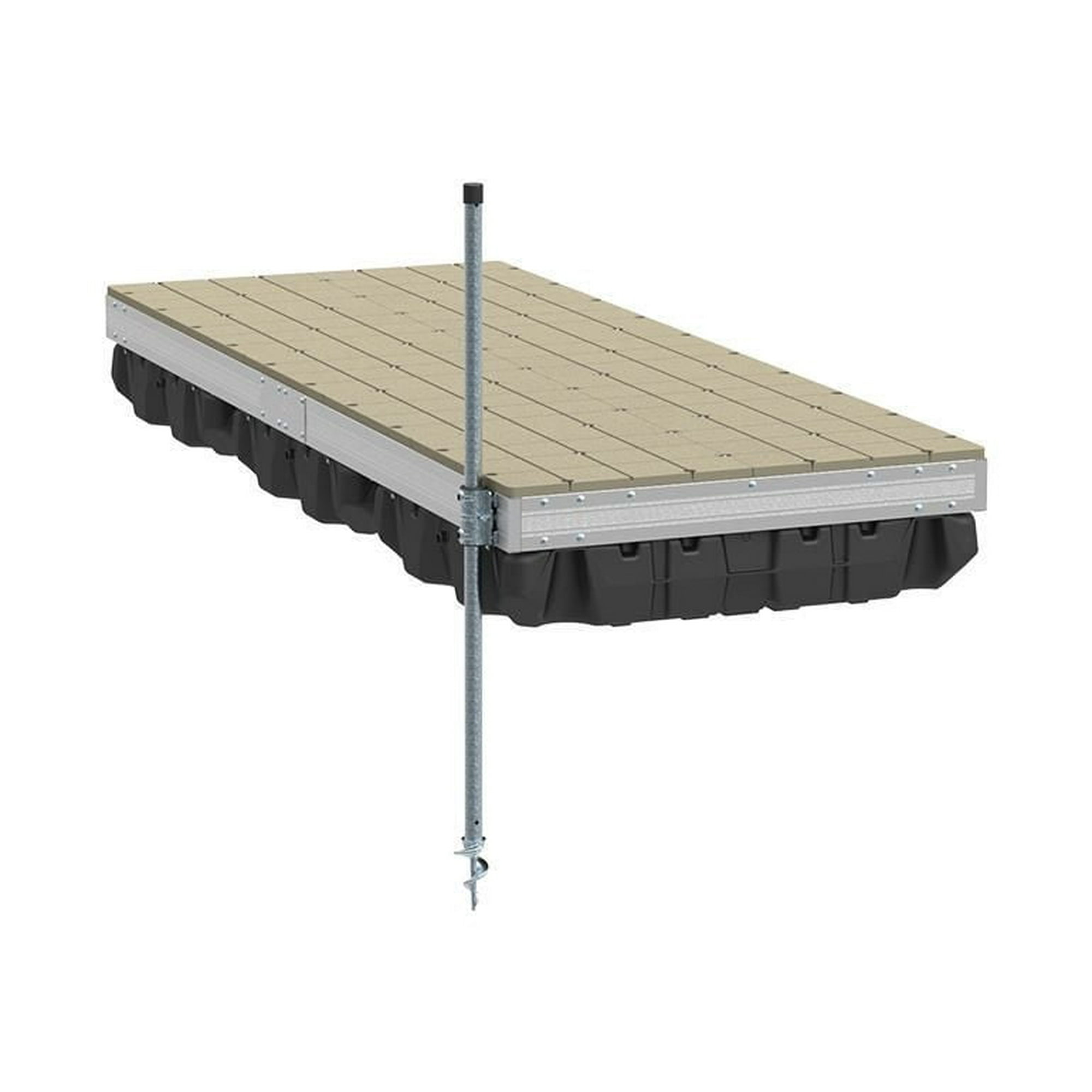 Click here for Port Side Aluminum Floating Dock Kit W/Resin Top -... prices