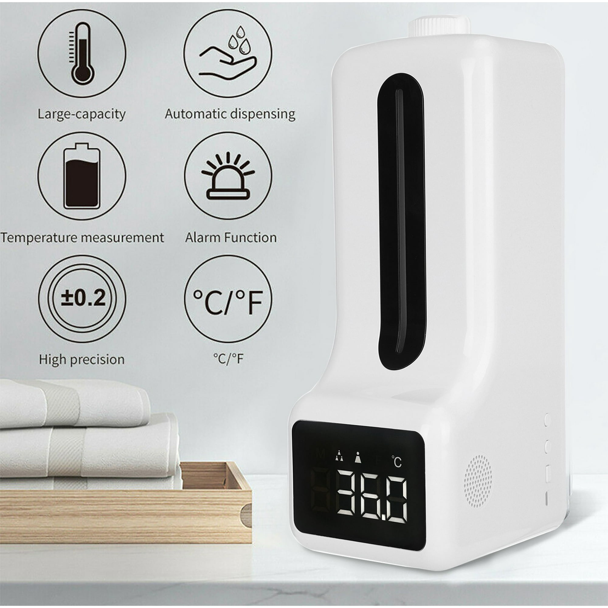 Click here for Mohdy K9 Pro Non-Contact Fixed Wall-Mounted Soap D... prices