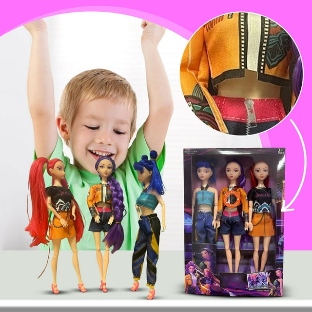 K-POP+Hunter Singer Group Collectibles Doll, 11.5-inch Vinyl PVC Figure ...