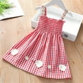 Kids Baby Girls Strap Sleeveless Party Pageant Dress Sundress Summer ...