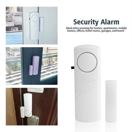 Security Alarm Door Alarm System, With Magnetic Sensor Door Alarm ...