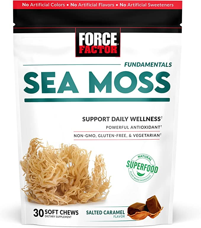 Force Factor Sea Moss Chews, 30 Soft Chews - Walmart.com