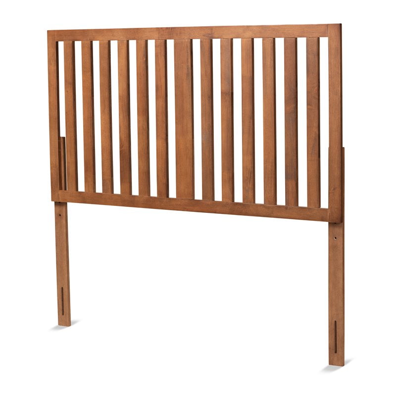 Bowery Hill Modern and Ash Walnut Finished Wood Full Size Headboard ...