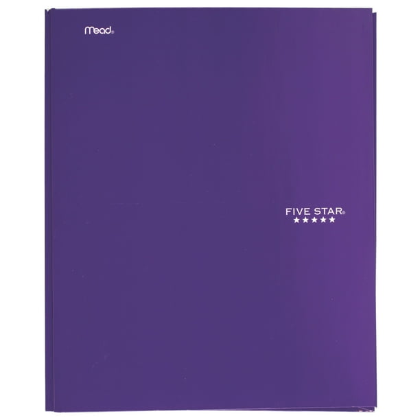 Five Star Pocket and Prong Paper Folder, Royal Purple (34175) - Walmart ...
