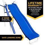 Sportspower Outdoor Super 8 Fun Metal Swing Set with 6’ Heavy Duty ...
