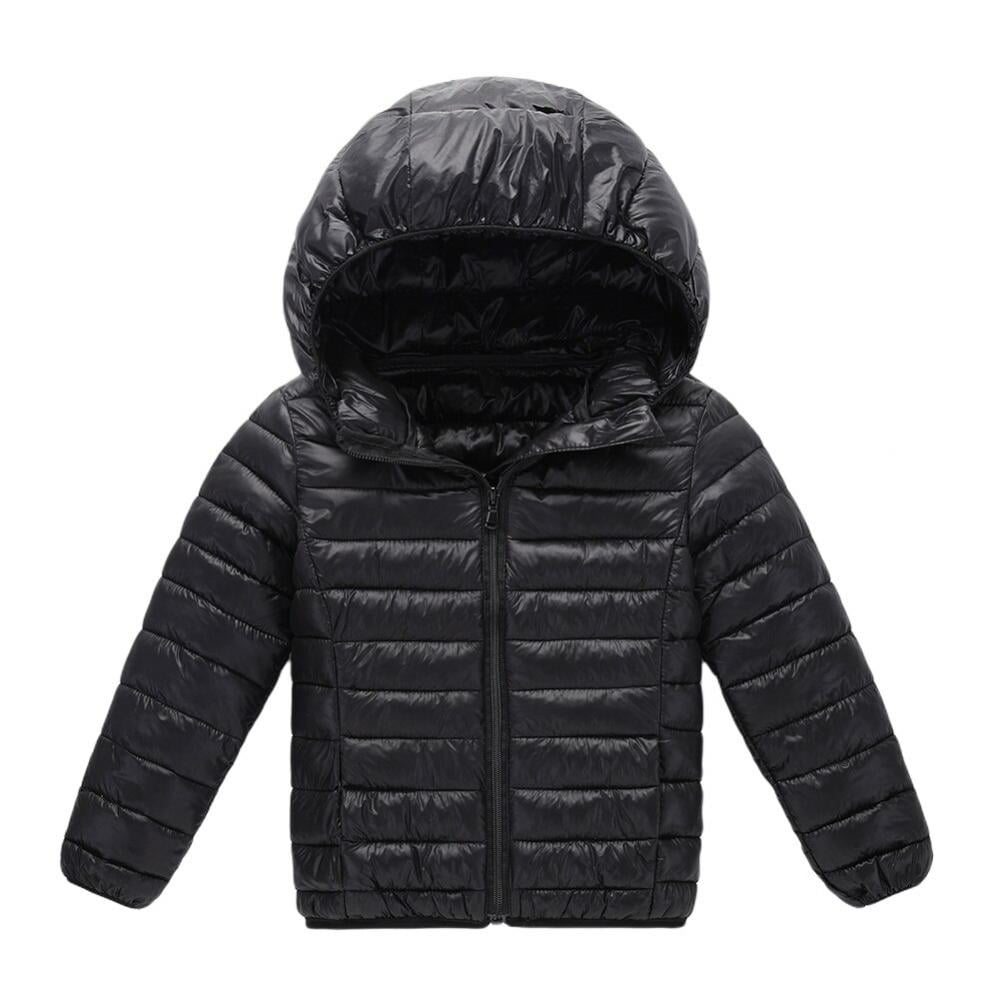 Baby Lightweight Long-Sleeve Full-Zip Water-Resistant Packable Hooded ...