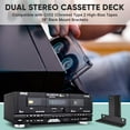 Pyle USA Dual Cassette Deck | Music Recording Device with RCA Cables ...