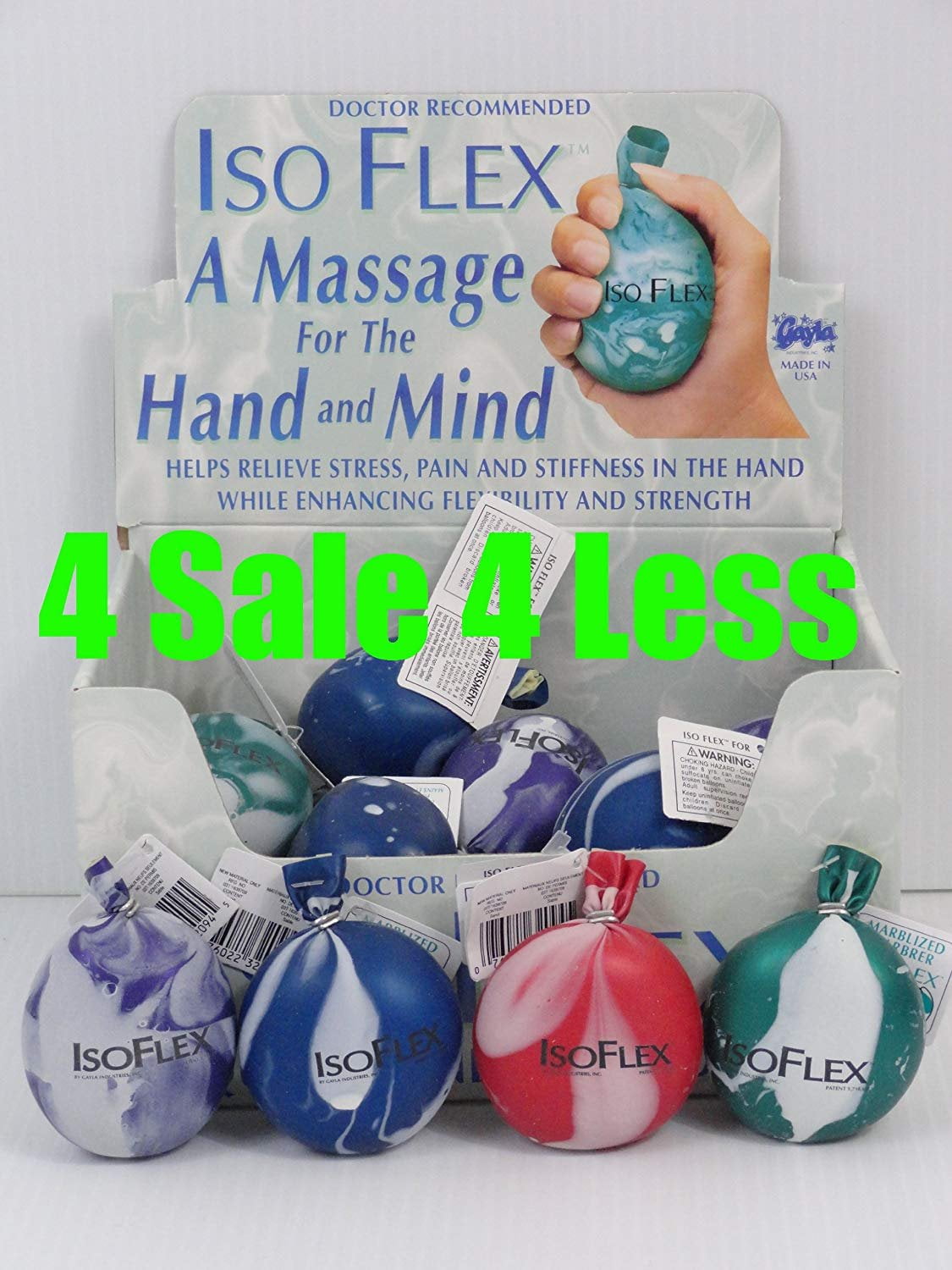 "SET OF 2" Isoflex Marbleized Stress Ball - Walmart.com