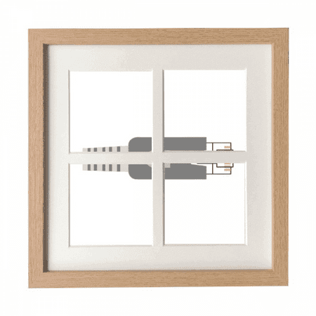 Plug Socket Pattern Circuit Diagram Frame Wall Tabletop Display 4 ...