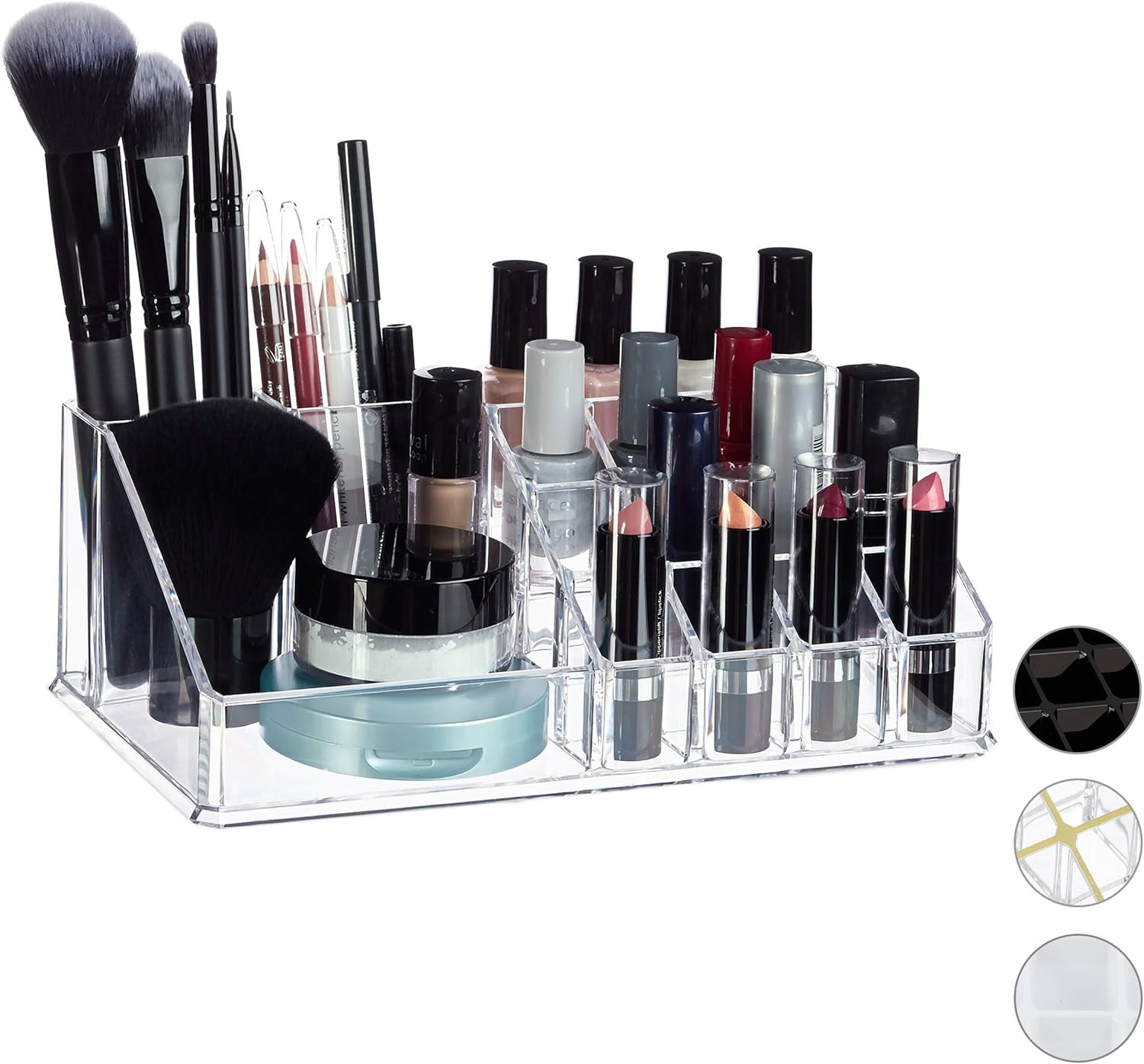 Organizador De Cosméticos De Acrílico Para Guardar 16 Maquillajes