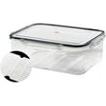 Airtight Food Storage Container With Lid (101.4 oz, With Removable ...