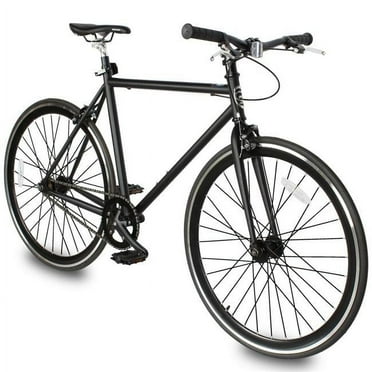 Kent 700c Men's Thruster Fixie Bike, Black/Red, Road Street Bicycle ...