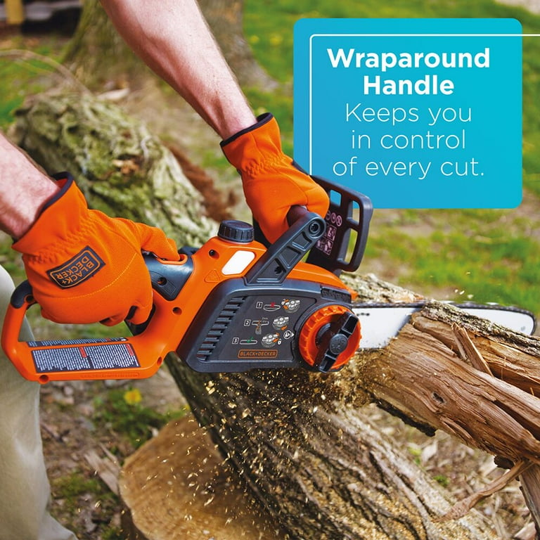 BLACK DECKER 20V MAX Lithium 10 in. Chainsaw with Auto Oiling and Tool Free Chain Tensioning Walmart