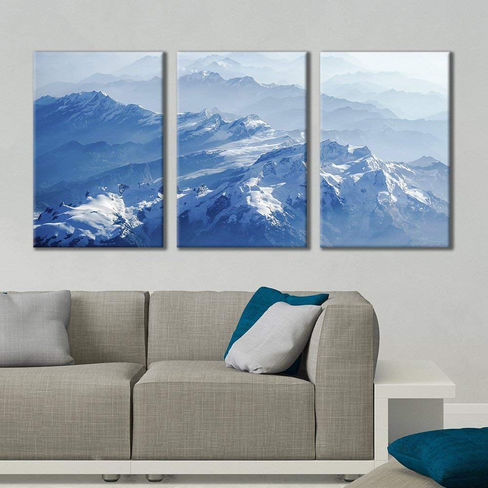 Wall26 3 Panel Canvas Wall Art Majestic Natural Landscape Triptych Wall26 3 Panel Canvas Wall Art Majestic Natural Landscape Triptych