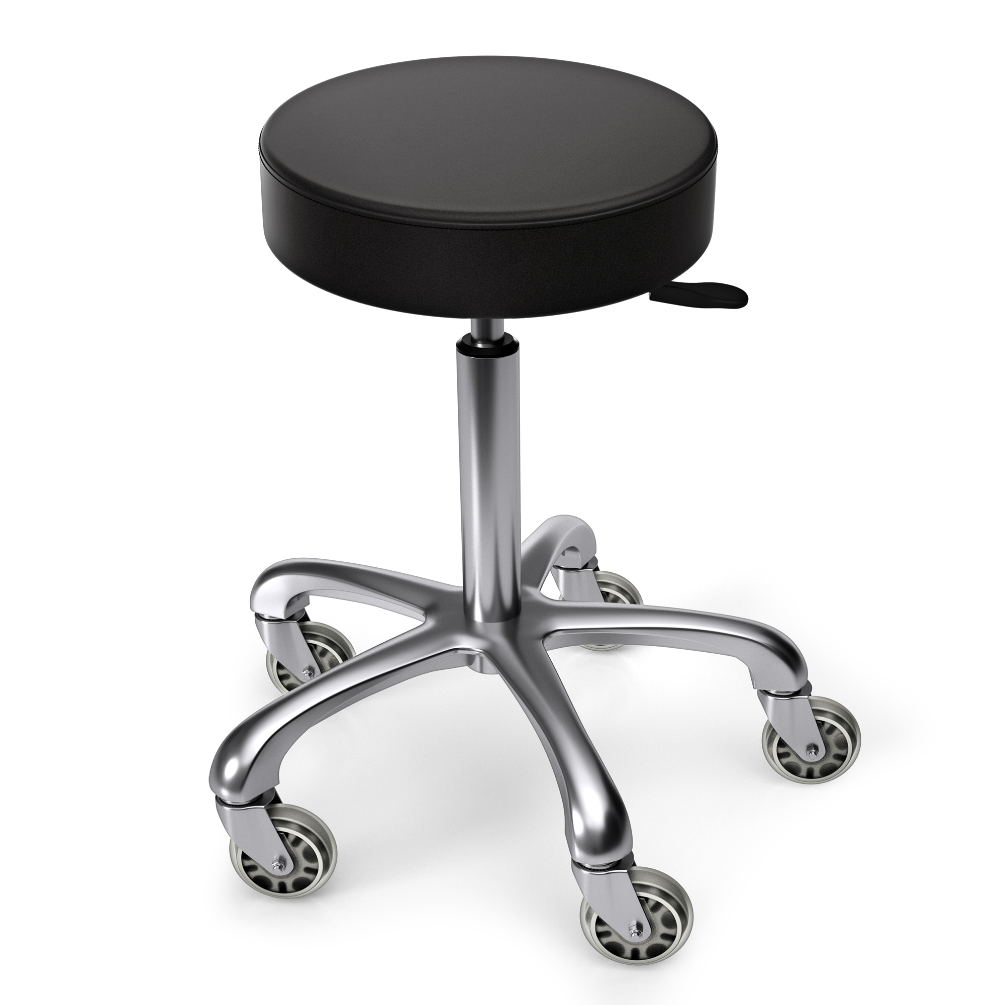 ZENY Adjustable Rolling Swivel Salon Stool Chair Spa Stool with Back ...
