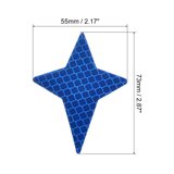 Uxcell Reflective Stickers, 12 Pack 2.87 x 2.17 Inch Adhesive High ...