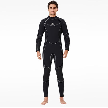 Wetsuits Neoprene Diving Suit Waterproof Thickened Swimsuit 5MM Back ...