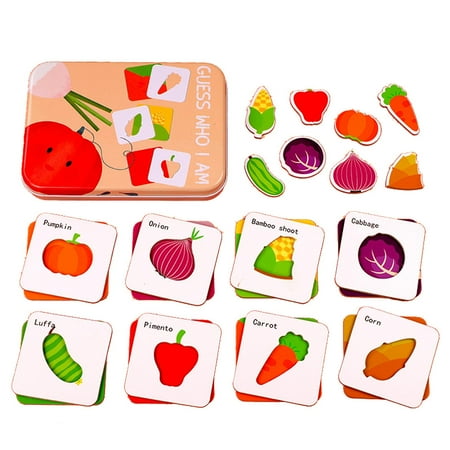 Recognition Flash Card Guess Who I Am Preschool Wooden Jigsaw ...