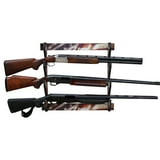 Rush Creek Creations 3 Rifle Wooden Wall Storage Display Rack ...